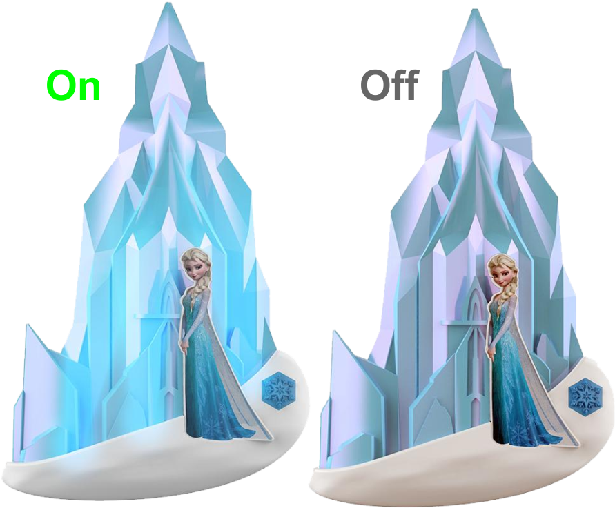 Download Philips 3d Led Wall Light Disney-frozen Elsa - Full Size PNG ...