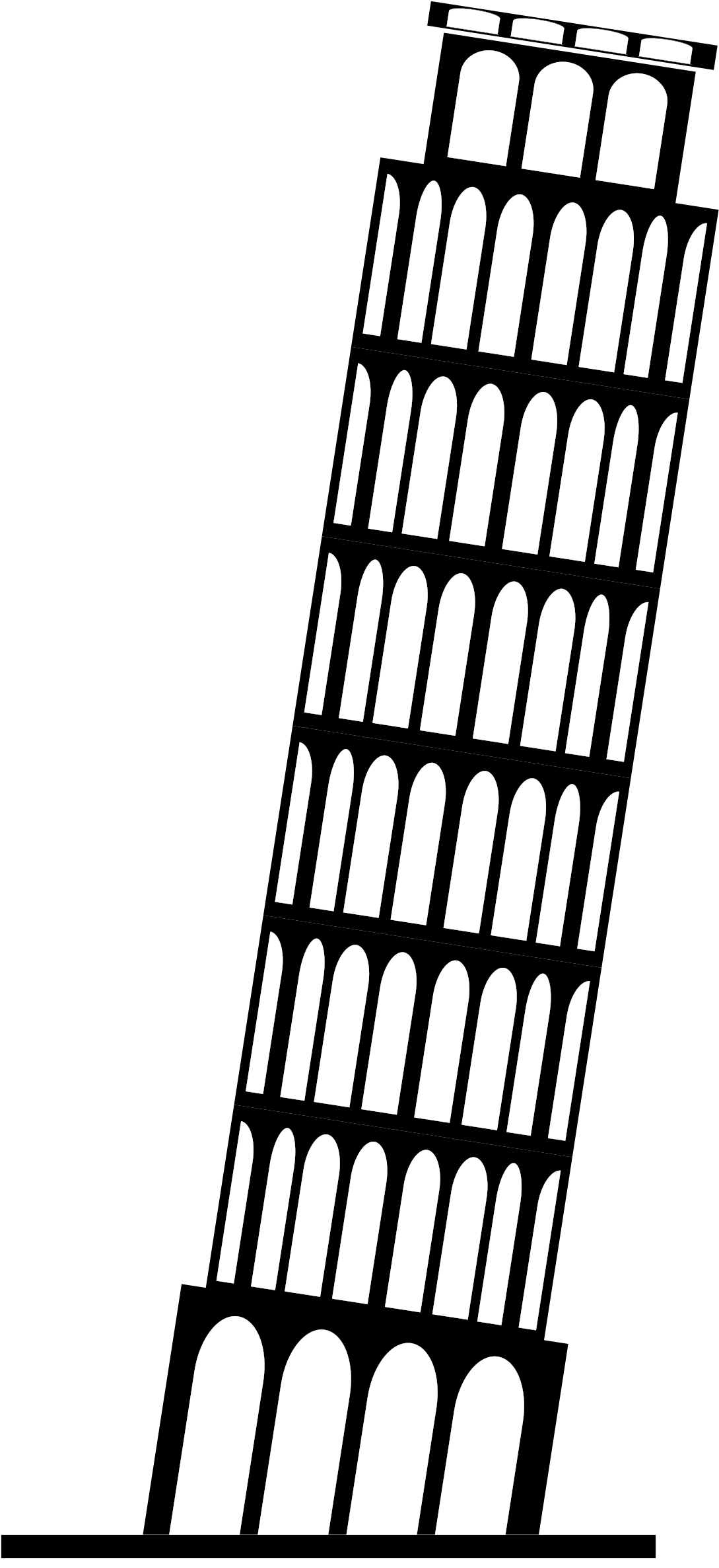 Download Leaning Tower Of Pisa Pdf Gothic Art Logo - Full Size PNG ...