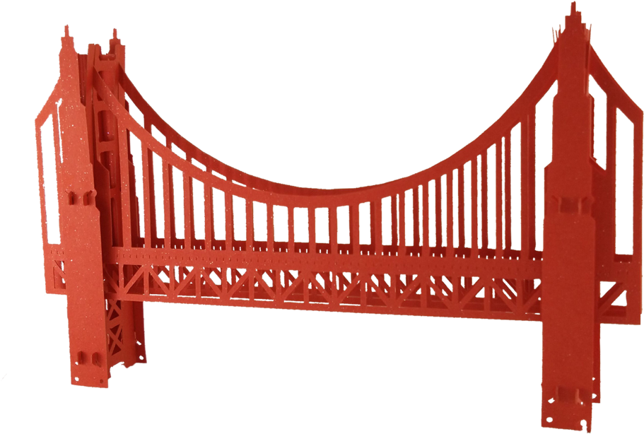 Download Golden Gate Bridge - Golden Gate Bridge Transparent Bg - Full ...