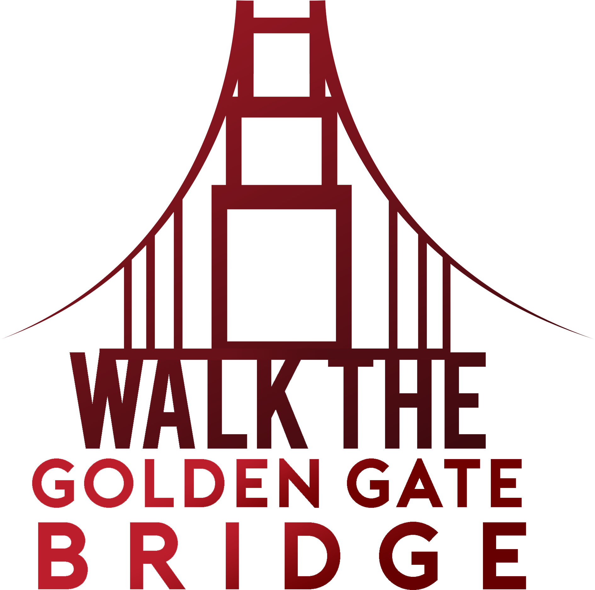 Download Golden Gate Walkathon - Graphic Design - Full Size PNG Image ...