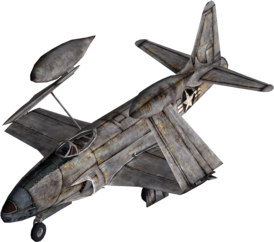 Download Fighter Jet1 - Fallout 3 Jet Fighter - Full Size PNG Image ...