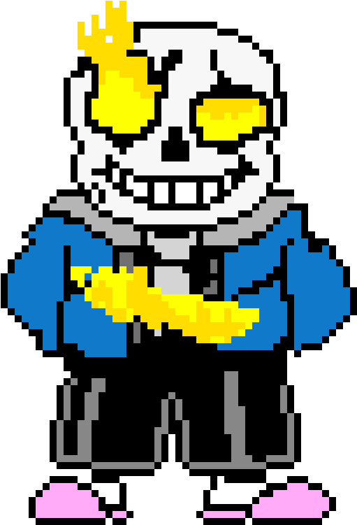Download Papyrus, Get The Duster - Undertale Sans Pixel - Full Size PNG ...