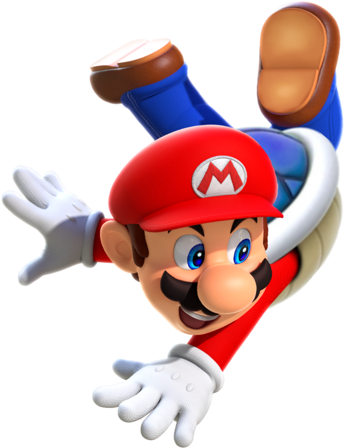 Download Mario Wears The Shell Of A Blue Koopa Troopa - Super Mario Run ...
