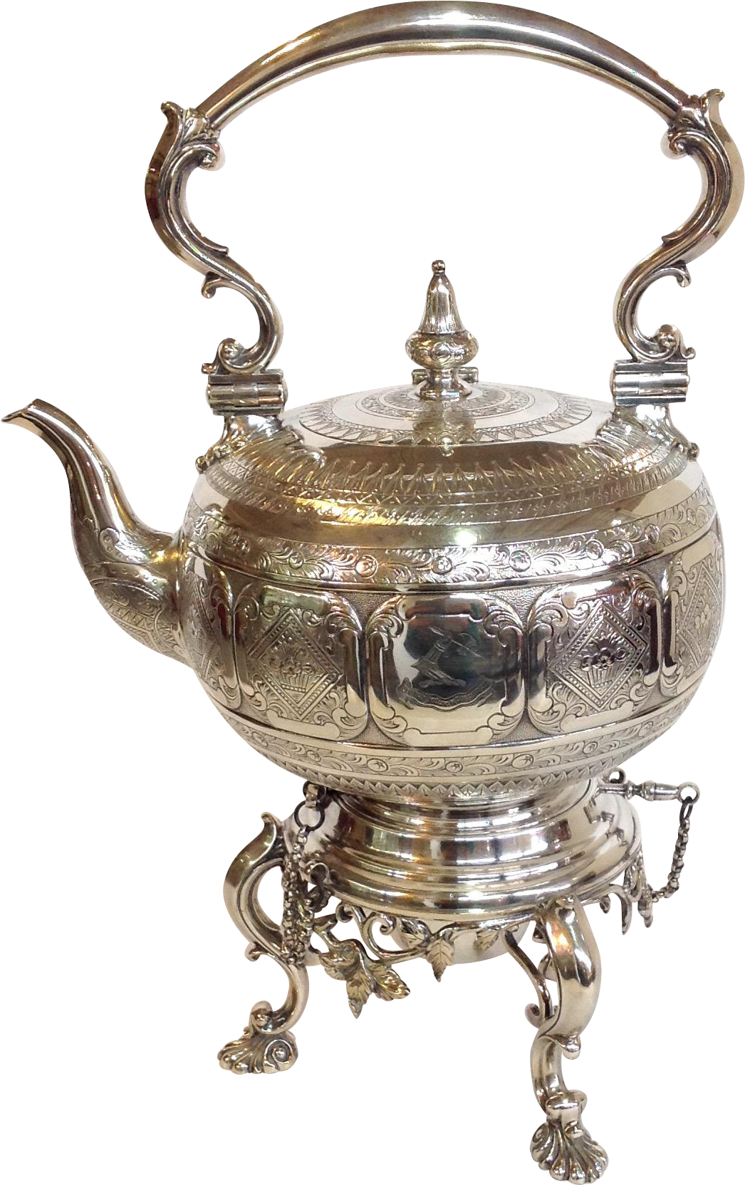Download English Silver Tipping Kettle On Stand Elkington Family ...
