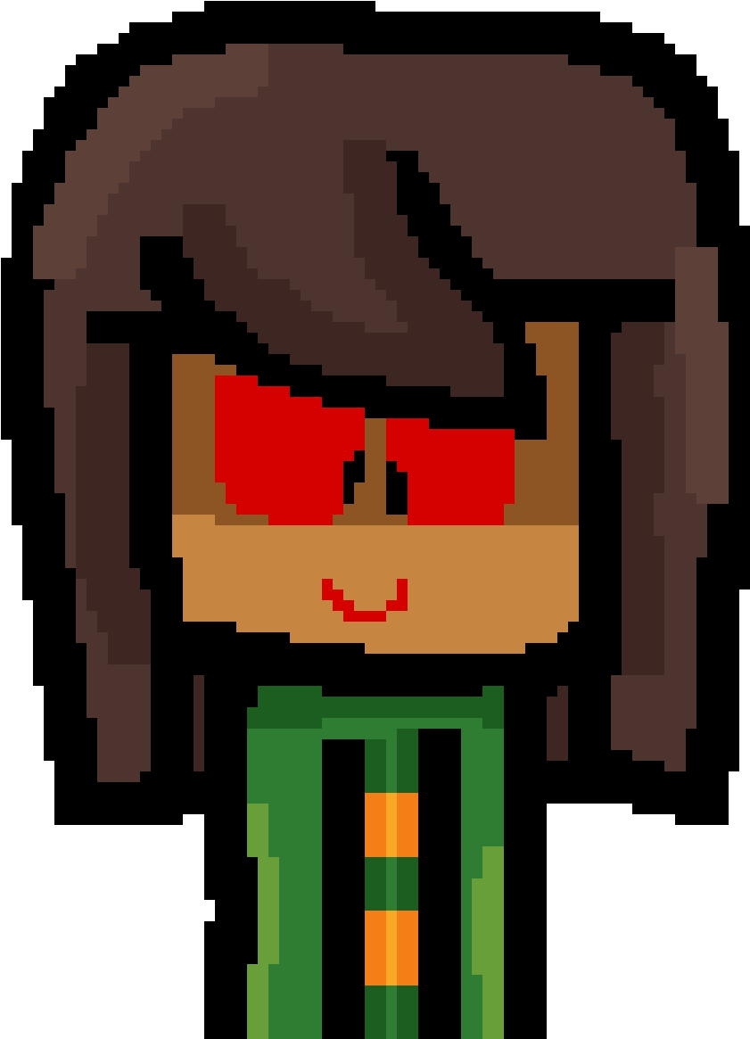 Download Chara From Undertale - Pixel Faces - Full Size PNG Image - PNGkit