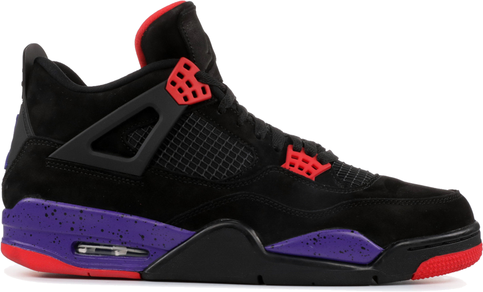 Download Jordan 4 Retro Raptors - Air Jordan 4 Raptors - Full Size PNG ...