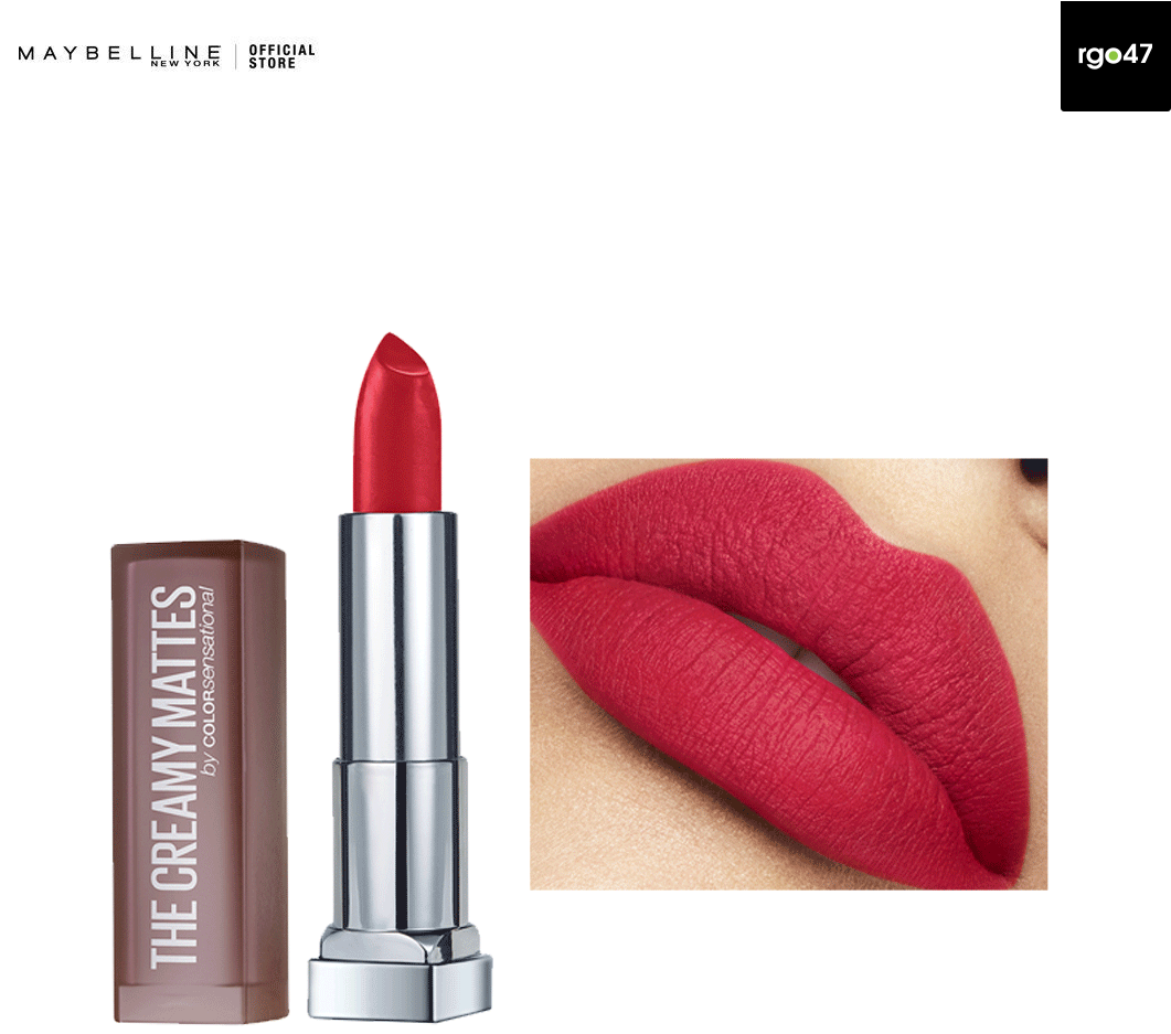 Download Maybelline Color Sensational Creamy Matte Lipstick ...