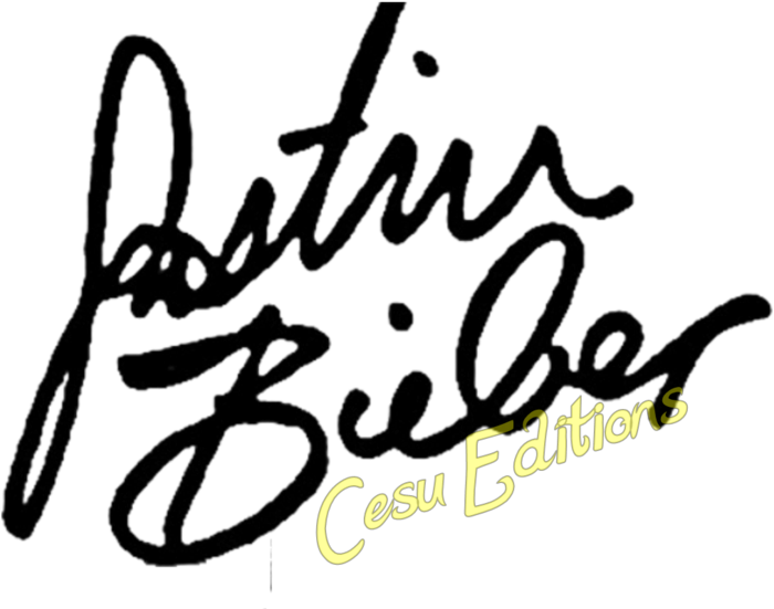 Download Justin Bieber Firma Png - Justin Bieber Autograph Png - Full ...