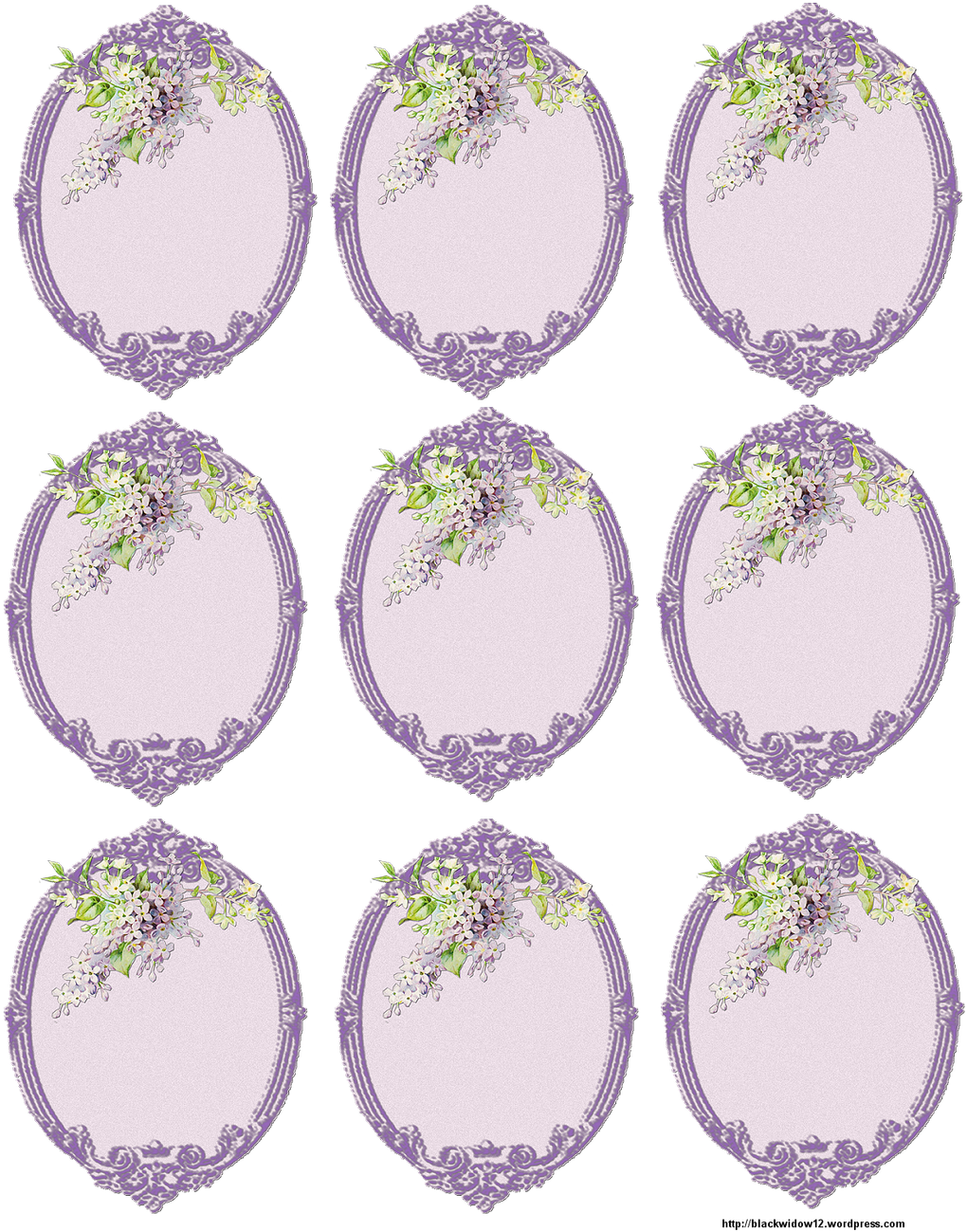 Download Sheet Of Lilac Tags Vintage Tags, Vintage Labels, Printable ...