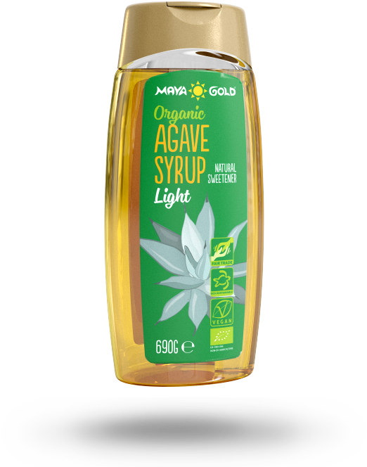 Download Maya Gold Agave Syrup Packaging - Full Size PNG Image - PNGkit