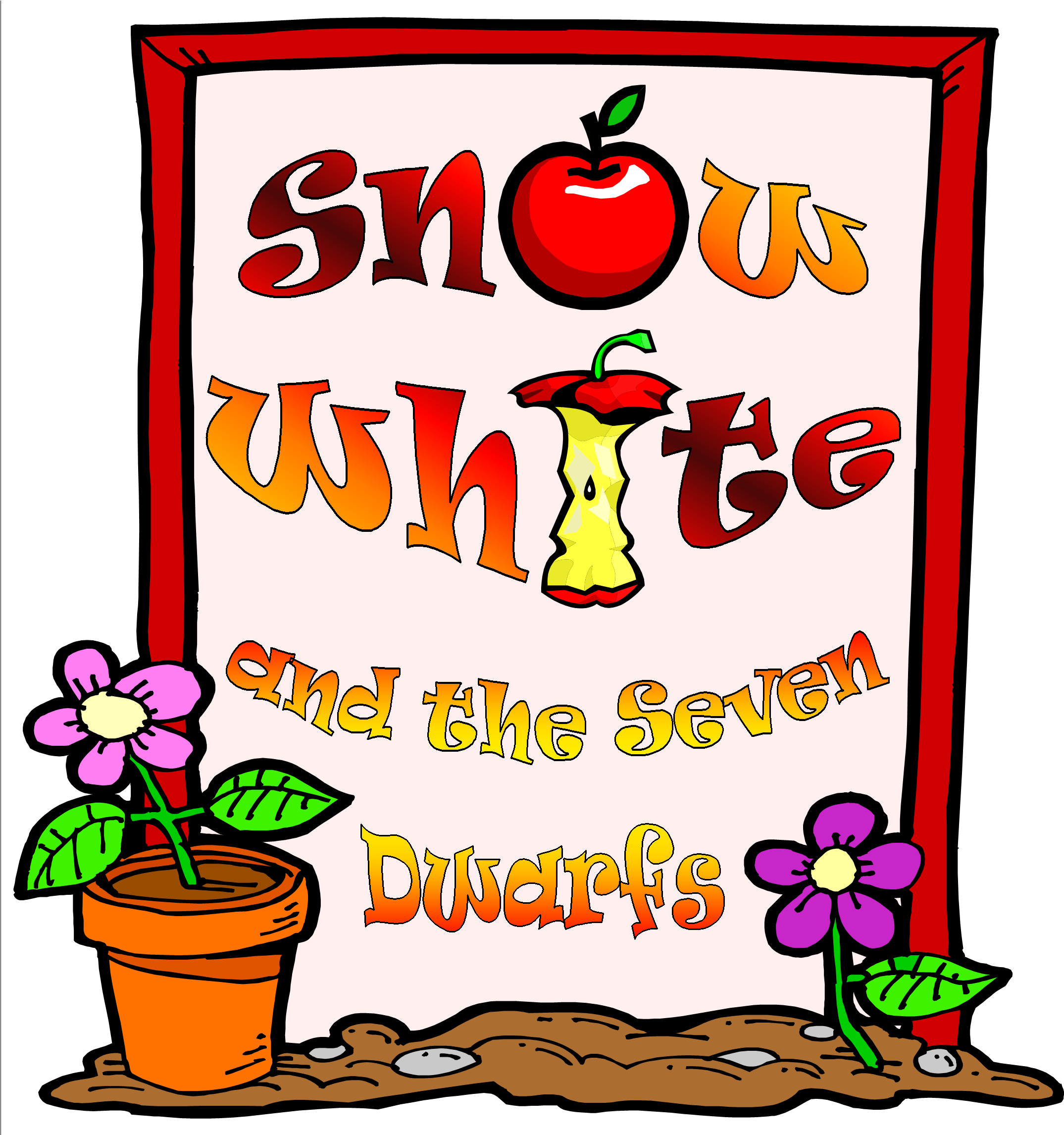 Download Snow White And The Seven Dwarfs Png Sign - Full Size PNG Image ...