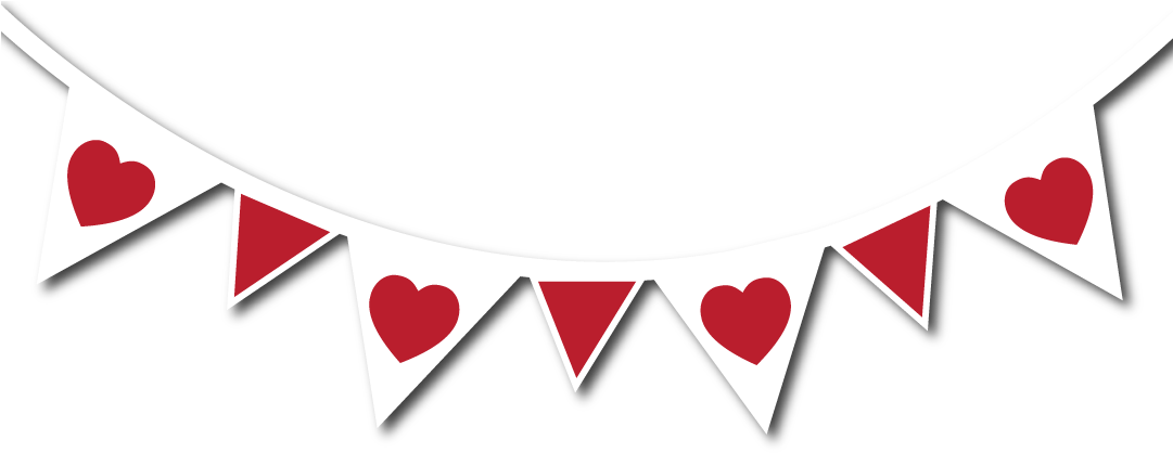 Download Heart Banner - Paper - Full Size PNG Image - PNGkit