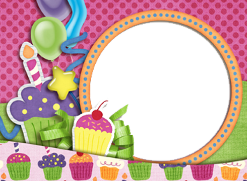 Download Girl Birthday Frame Png - Birthday Photo Frame Png - Full Size ...