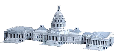 Download 132pcs Capitol Hills 3d Puzzle - Jigsaw Puzzle - Full Size PNG ...