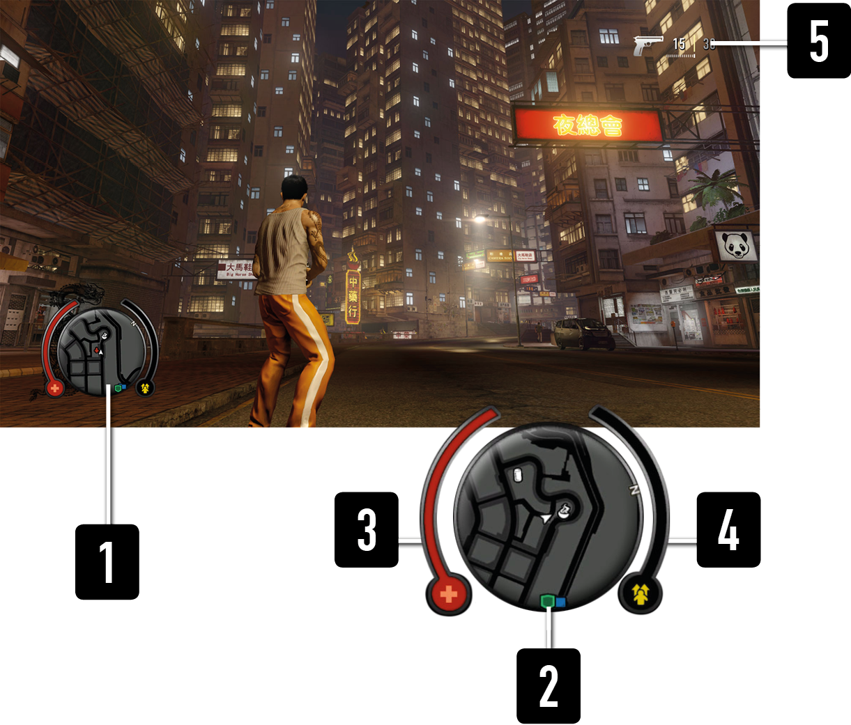 Download Gamescreen - Sleeping Dogs Minimap - Full Size PNG Image - PNGkit