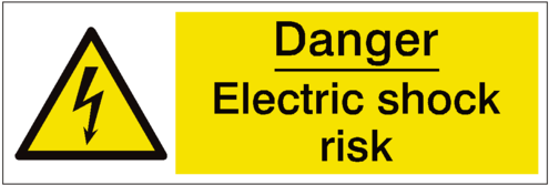 Download Transparent Electric Shock Risk Safety Sign - Safety Sign 230 ...