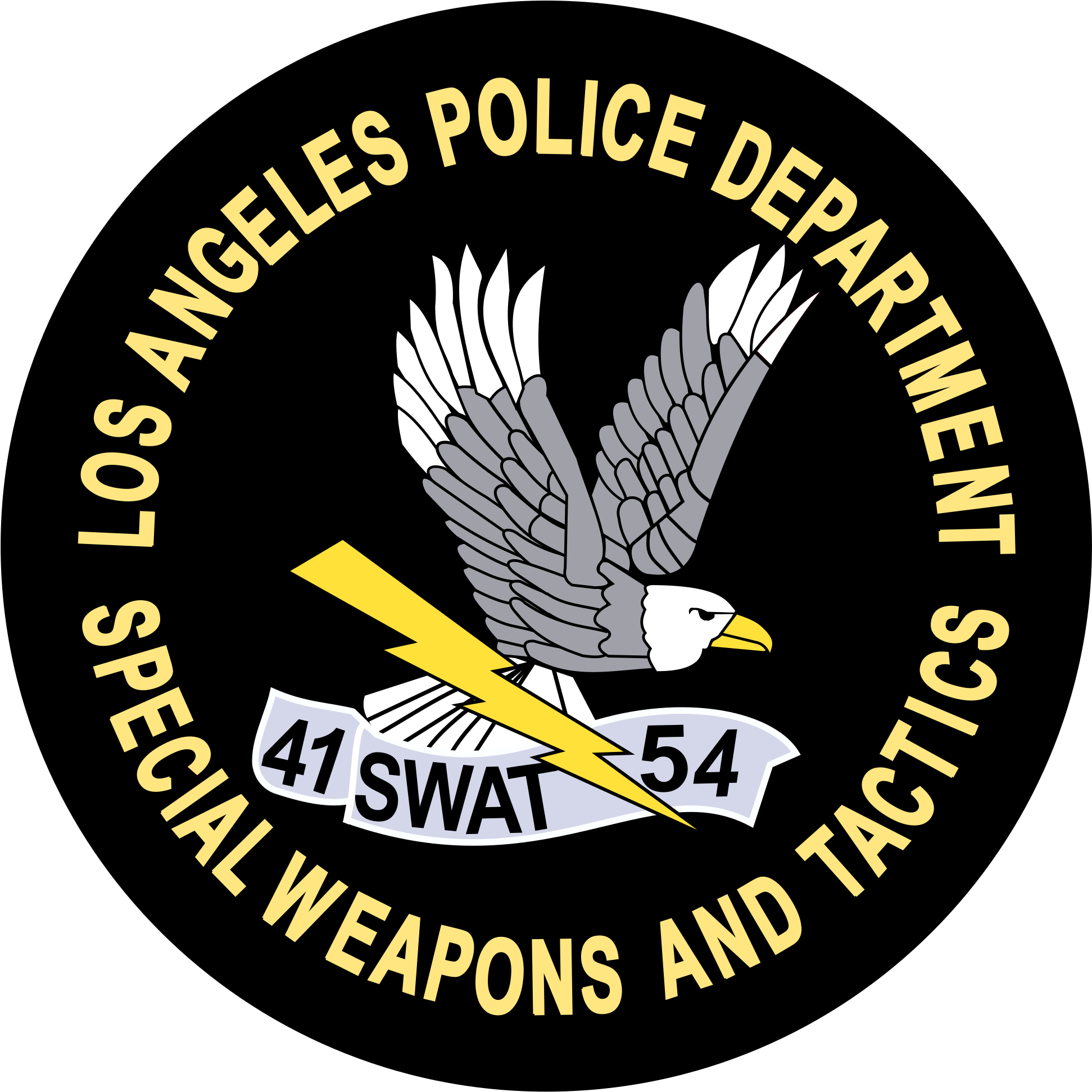 Download Open - Los Angeles Police Swat Logo - Full Size PNG Image - PNGkit