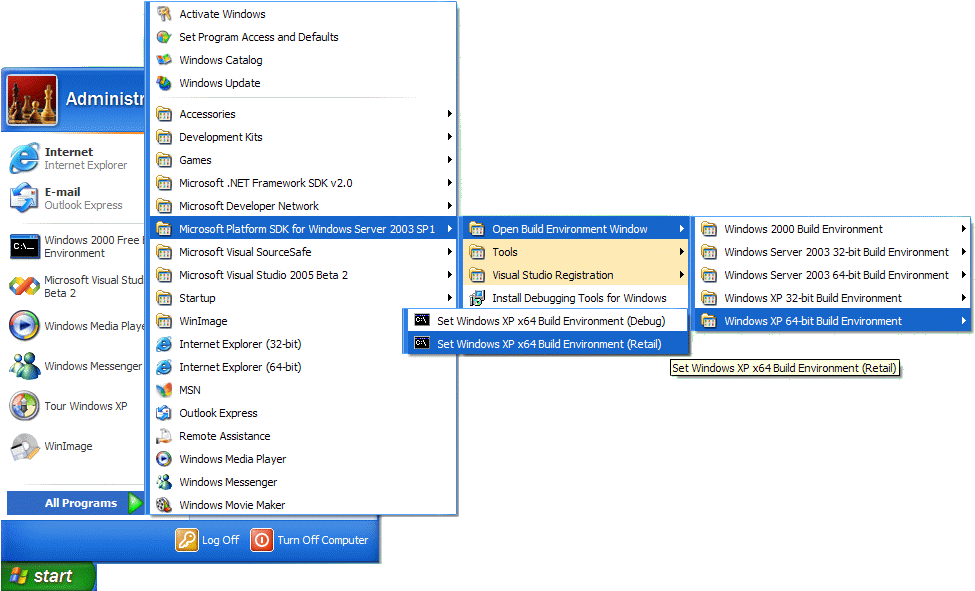 Download Using Visual Studio 2005 Ide With Platform Sdk - Full Size PNG ...