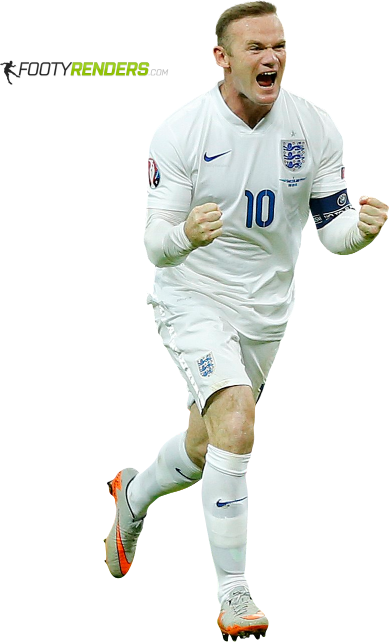 Download Transparent Wayne Rooney Render - Wayne Rooney England Png ...