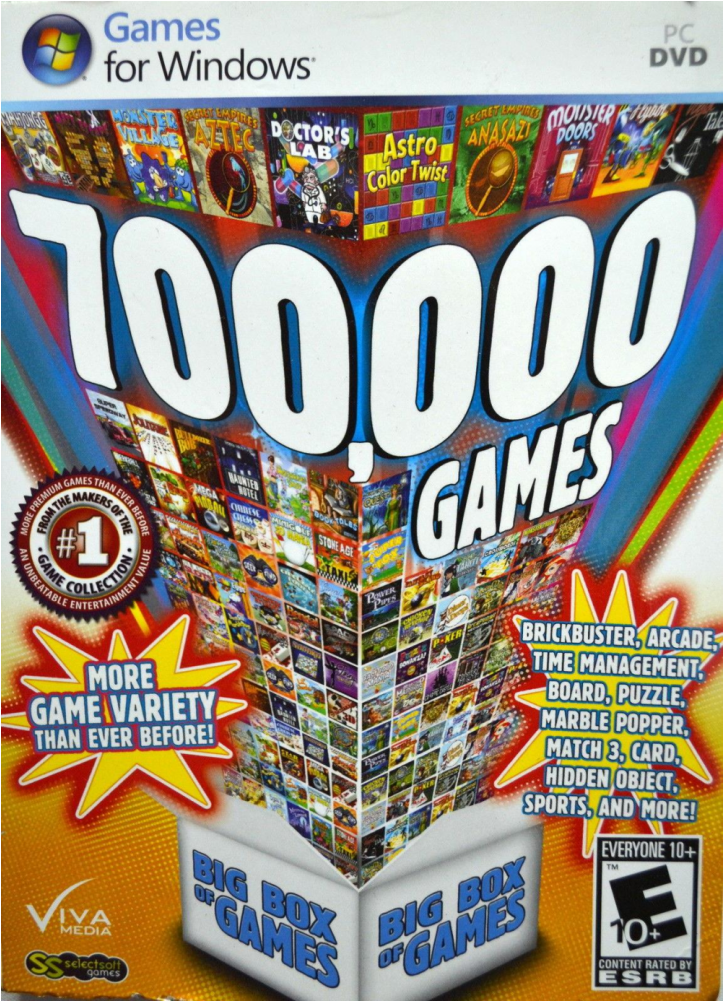 Download Auction - Big Box Of 700 000 Games - Full Size PNG Image - PNGkit
