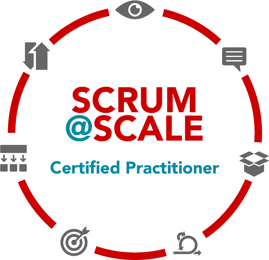 Download Scrumatscale Logo Trans - Scrum Scale Certified Practitioner - Full Size PNG Image - PNGkit