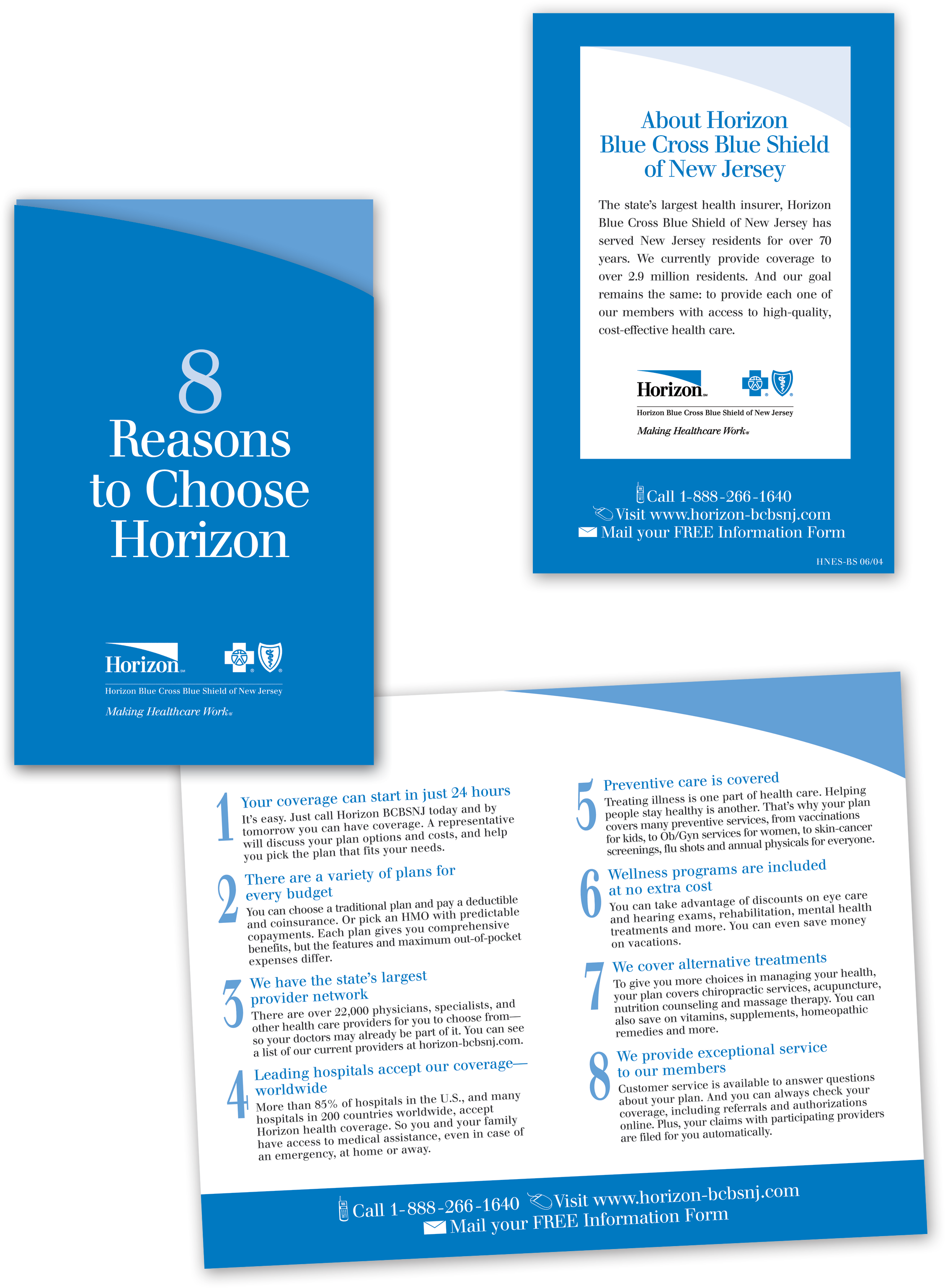 Download Horizon Blue Cross - Brochure - Full Size PNG Image - PNGkit