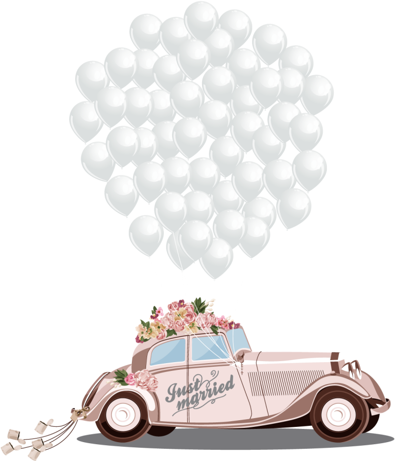 Download Wedding Car Vector Free Download - Wedding Car Vector - Full ...