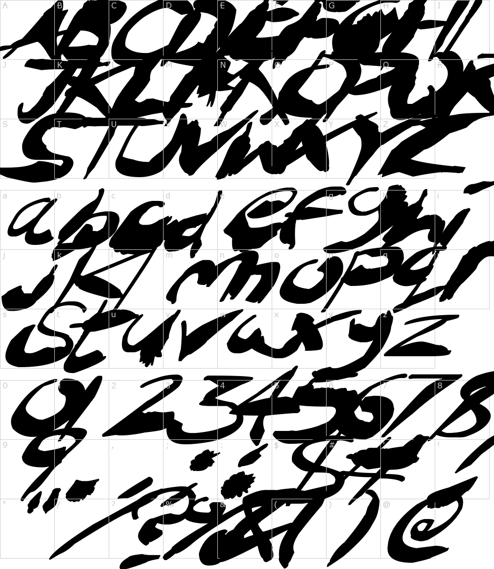 Download Crazy Ink Splats Font - Calligraphy - Full Size PNG Image - PNGkit