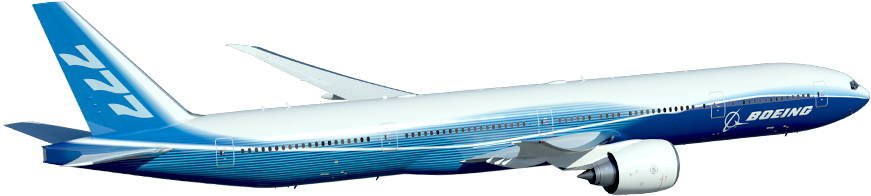 Download Transparent The Market Leader - Boeing 777 300 Png - PNGkit