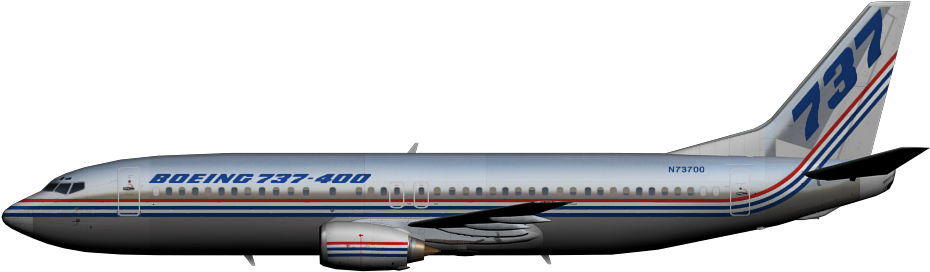 Download Boeing 737-400 - 737 500 - Full Size PNG Image - PNGkit