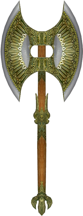 Download Battle Axe Png Free Download - Oblivion Elven Battle Axe ...