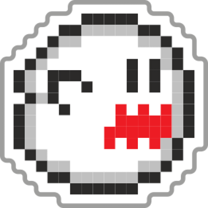 8 Bit Characters Grid