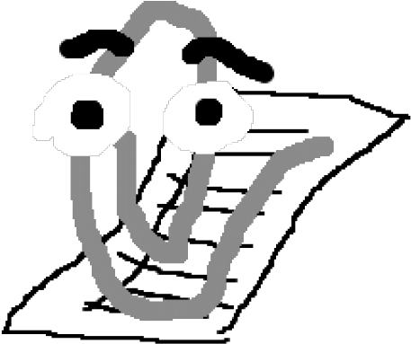 Download Microsoft Windows Clipart Paperclip Man - Illustration - Full ...