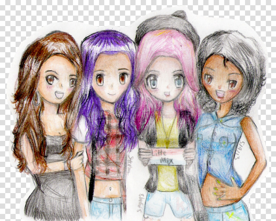 Download Sketches Of Little Mix Clipart Little Mix Drawing - Cool ...