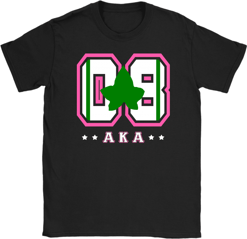 Download Alpha Kappa Alpha Founding Year's Tee - Full Size PNG Image ...