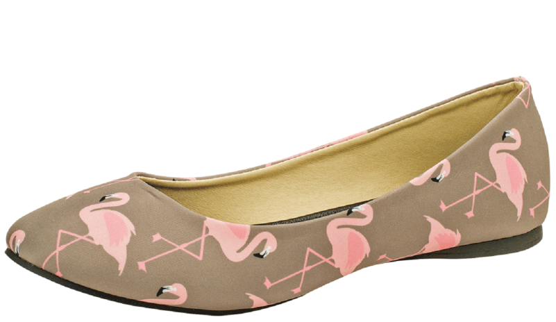 Download Flamingo Flats - T.u.k. Shoes Womens Character Flat Pink ...