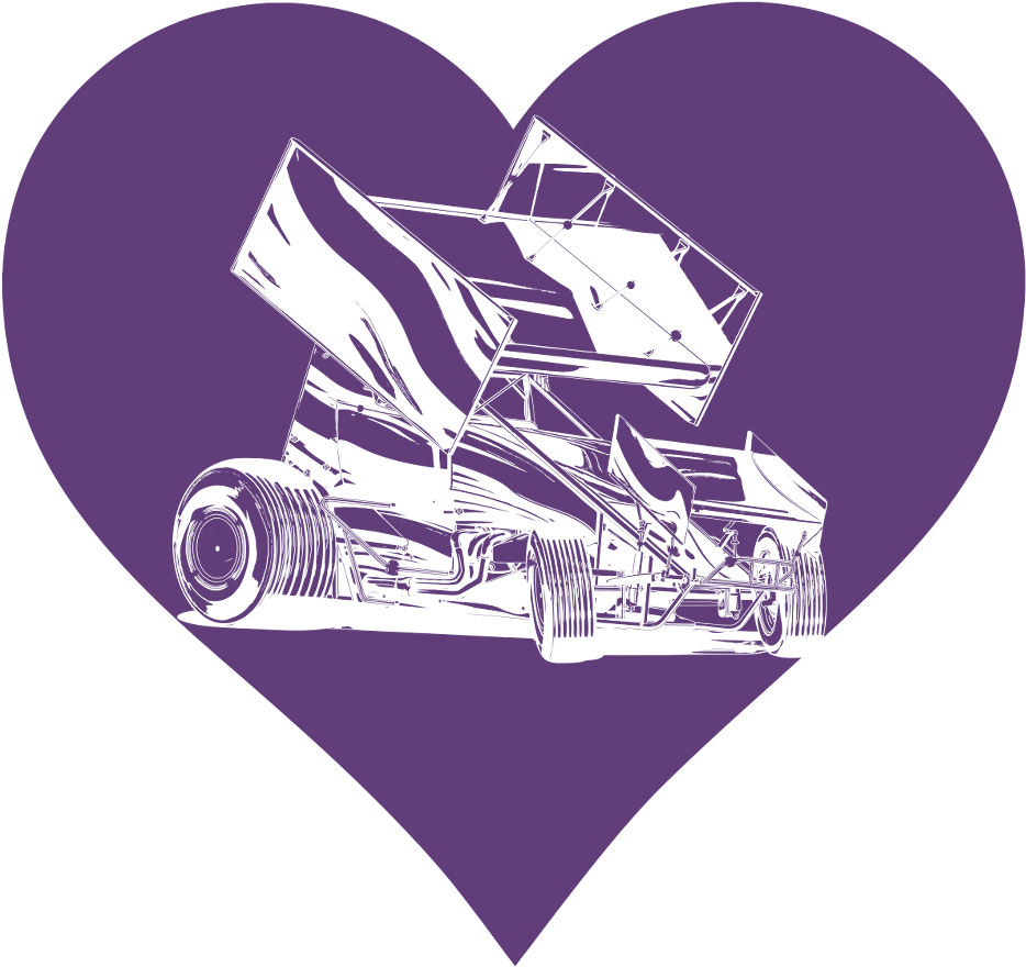 Download I 💜 Sprint Car Toddler's - Sprint Car Racing - Full Size PNG ...