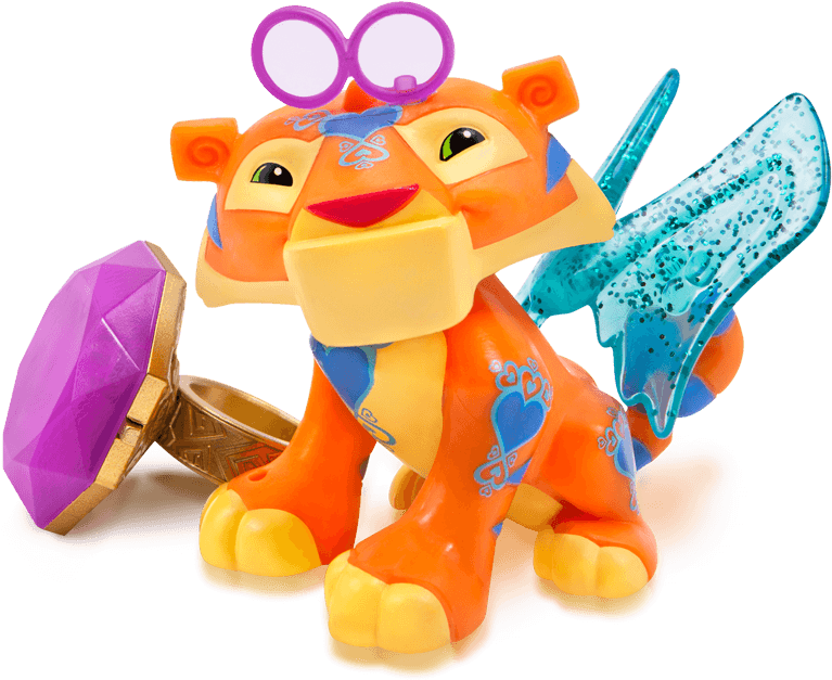 Download Sparkle Tiger With Lightup Ring - Animal Jam Light Up Friends ...