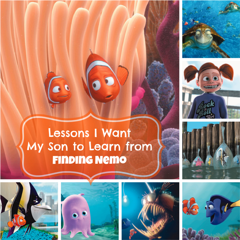Download Transparent Life Lessons From Finding Nemo - Filmcells Finding Nemo Minicell Framed Art ...