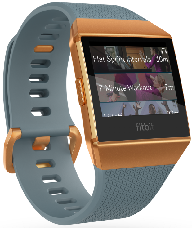 Download Fitbit Ionic - Fitbit Ionic Slate Blue/burnt Orange - Full ...