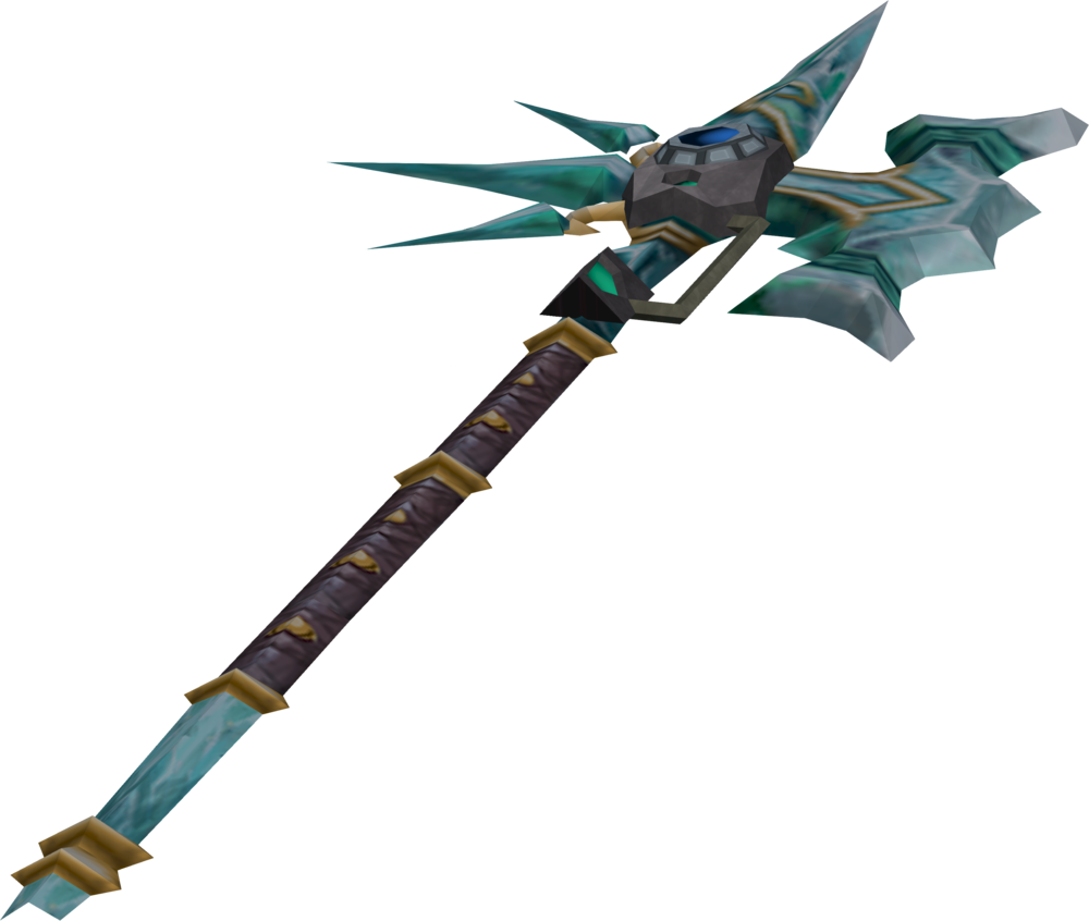 Download An Augmented Halberd Fashioned From Crystal - Full Size PNG ...