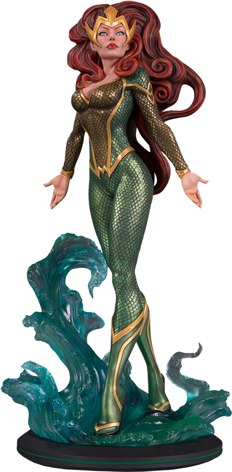 Download 25" Dc Comics Statue Mera - Full Size PNG Image - PNGkit