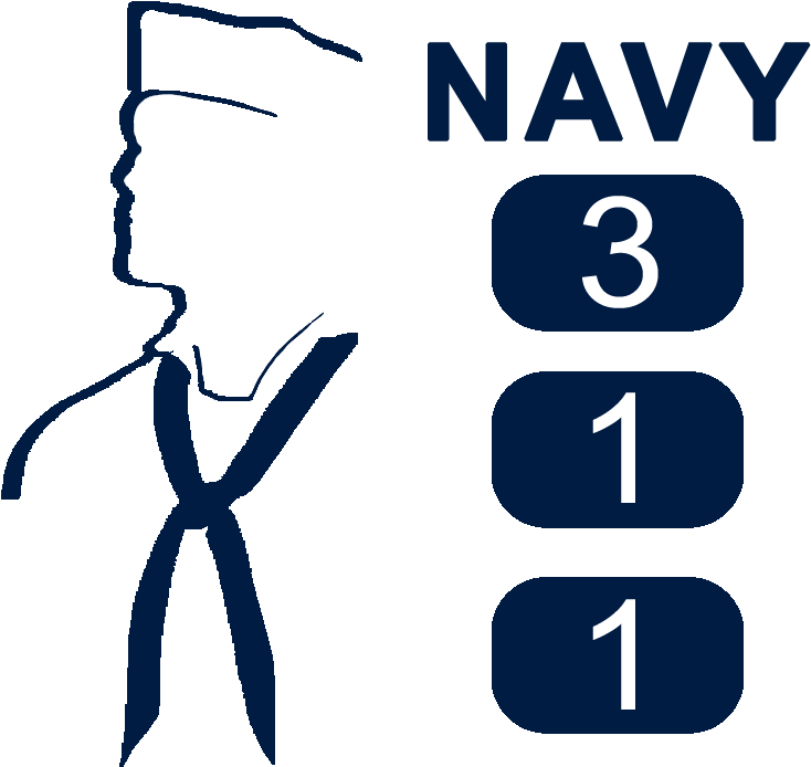 Download Click To View This Navy 311 Logo - Navy Vector - Full Size PNG ...