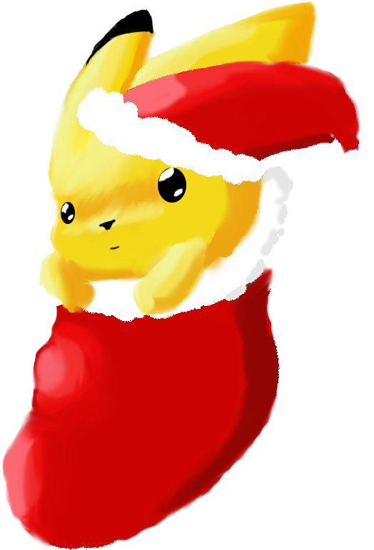 Download Christmas Pikachu By Ina - Christmas Pikachu Transparent ...