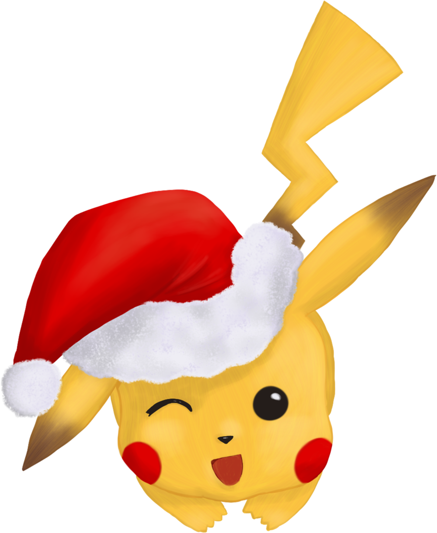 Download Merry Christmas Pikachu By Meganelf On Deviantart Jpg - Comics ...