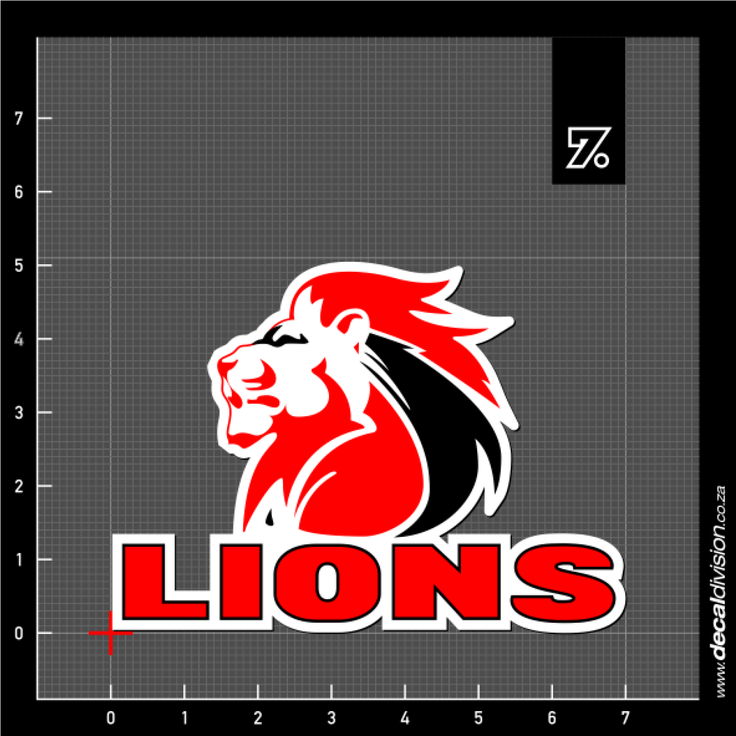 Download Lions Logo Sticker - Old English Number 9 - Full Size PNG ...