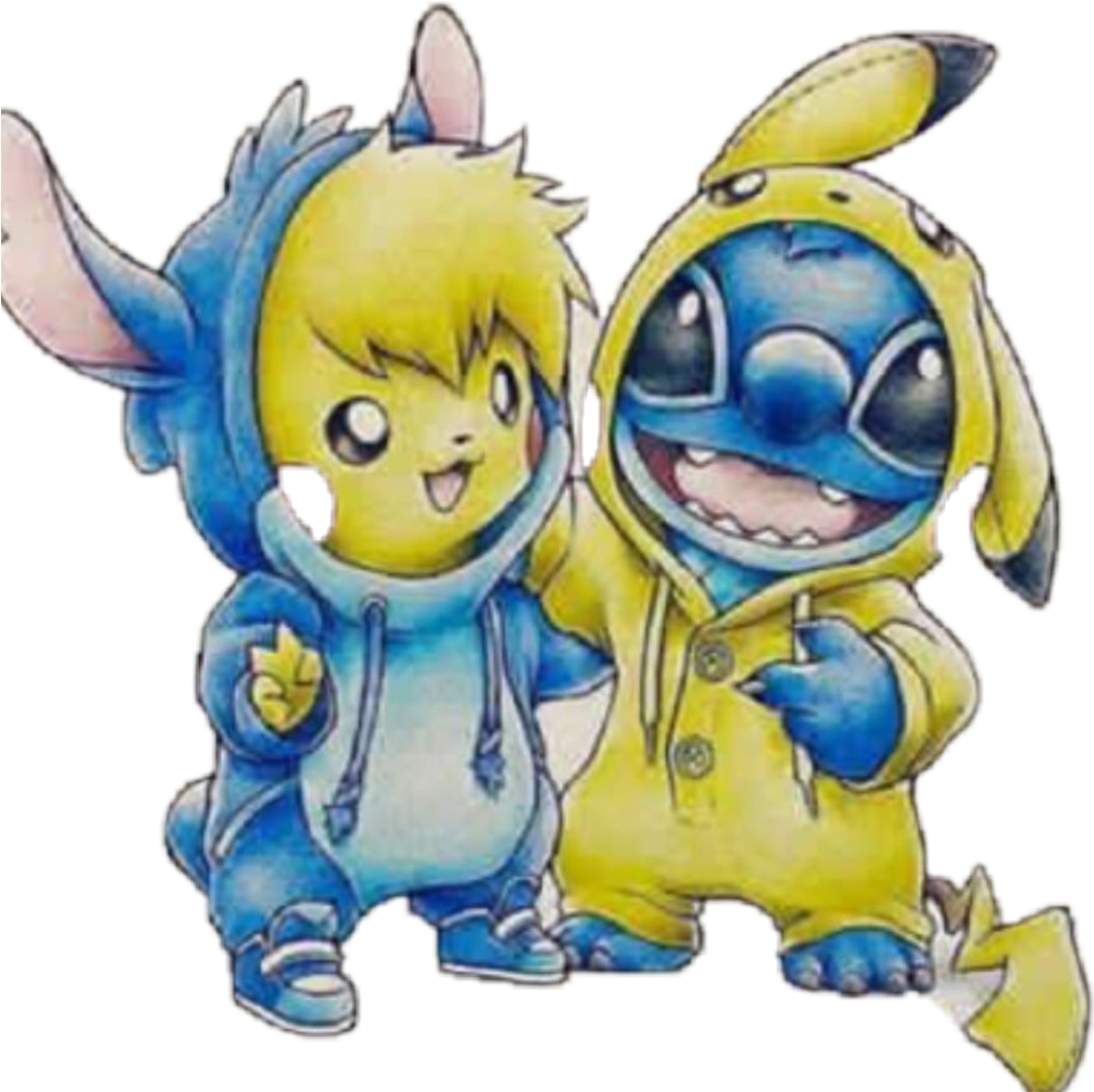Download Pikachu And Stitch Drawing - Full Size PNG Image - PNGkit