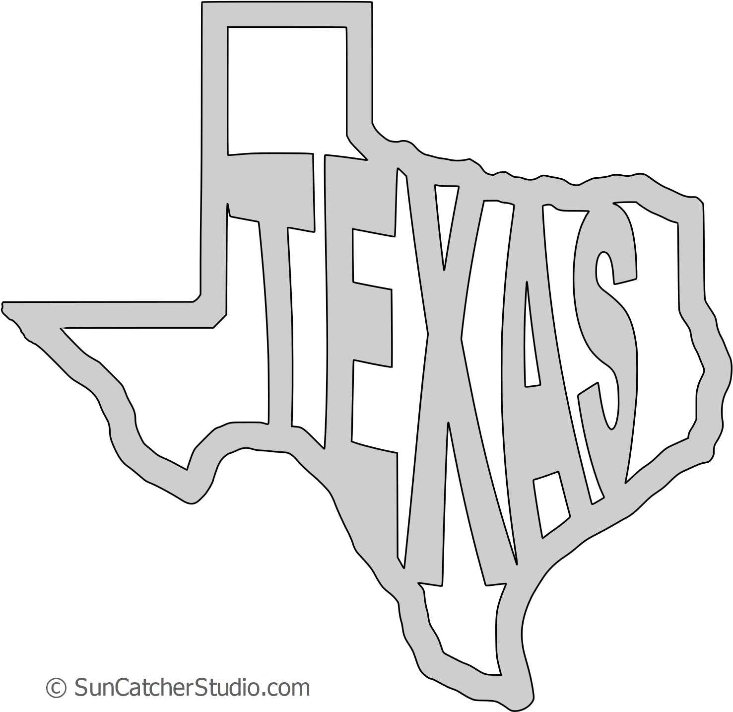 Download Texas Map Shape Text, Outline Scalable Vector Graphic - Texas ...