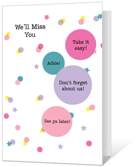 Download Farewell We Will Miss You Card Ideas - Full Size PNG Image ...