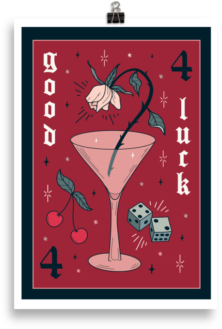 Download Lindsey Rem Good Luck Poster - Poster - Full Size PNG Image ...